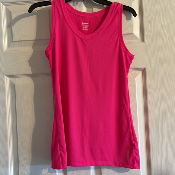 Reebok | Tops | Neon Pink Workout Tank | Poshmark